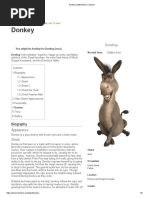 Shrek 1, Script of The Movie (English Version) | PDF