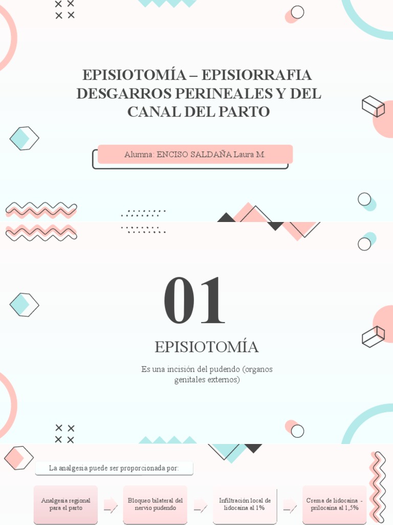 Espisiotomía y Episiorrafia | PDF | Parto | Vagina