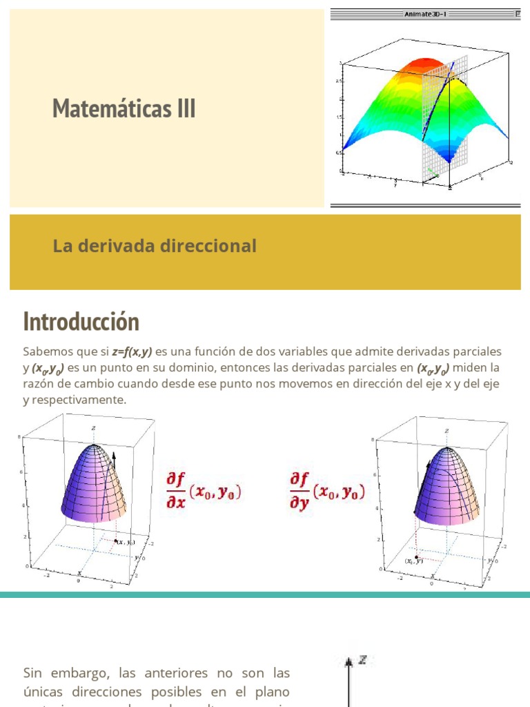 Derivada Direccional | PDF