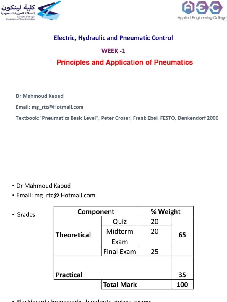 Pneumatic Systems: Principles and Applications | PDF | Valve | Actuator