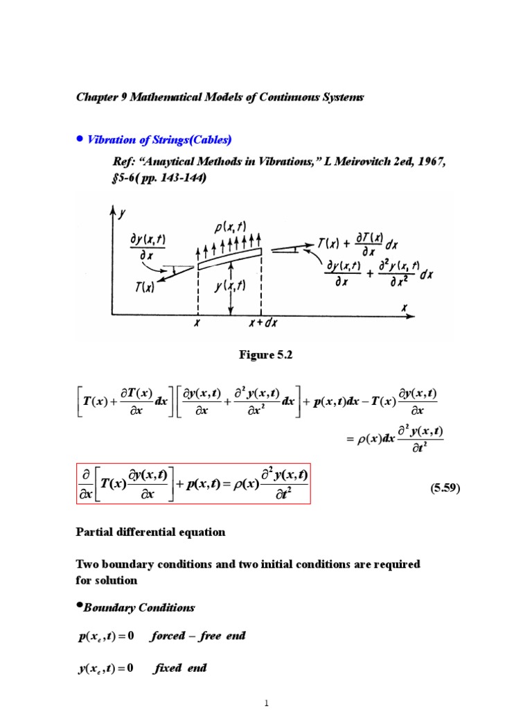 Vibration of Cables | PDF