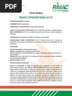 Rimon 100 EC: Insecticida Novaluron | PDF | Pesticida | Agua