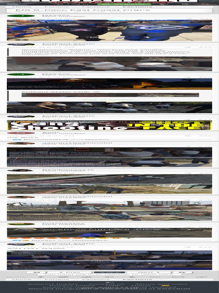 ES 6-Pacc East Coast Crip's Page 4 Southland Roleplay | PDF | Business