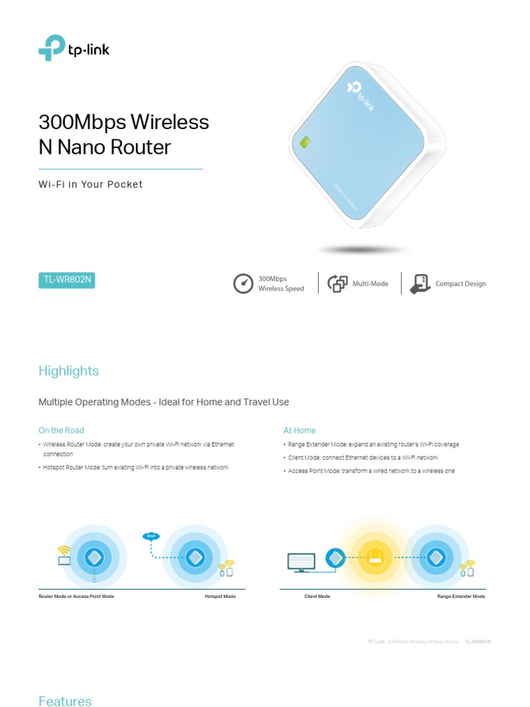 300Mbps Wireless N Nano Router: Wi-Fi in Your Pocket | PDF | Wi Fi ...