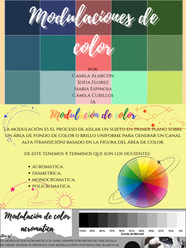 Modulación del Color: Acromática y Policromática | PDF | Blanco | Color