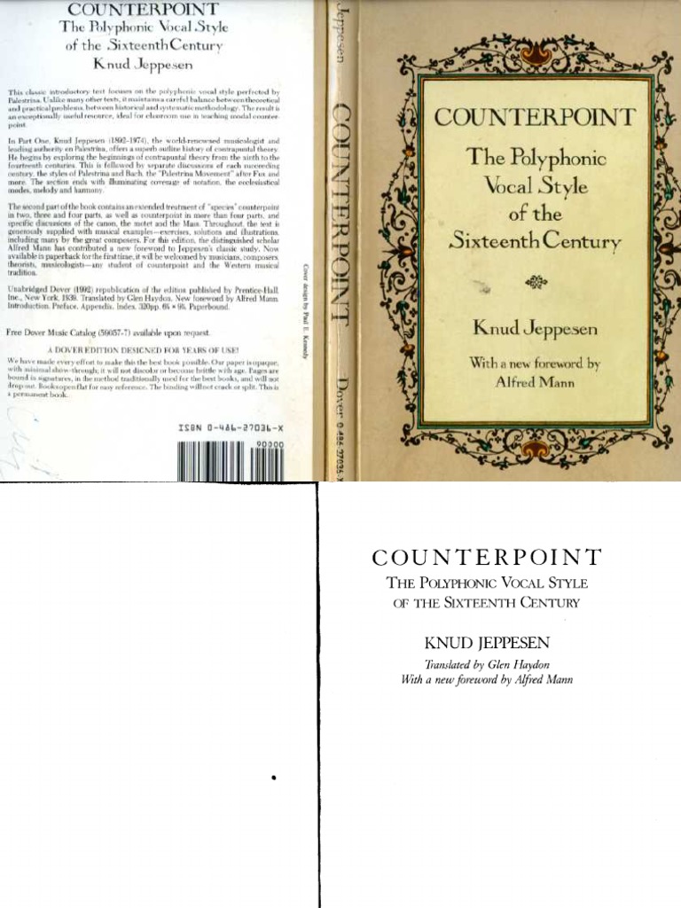 Knud Jeppesen Counterpoint | PDF