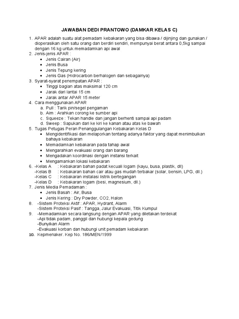 Soal Damkar | PDF | Sains & Matematika | Dewasa Muda