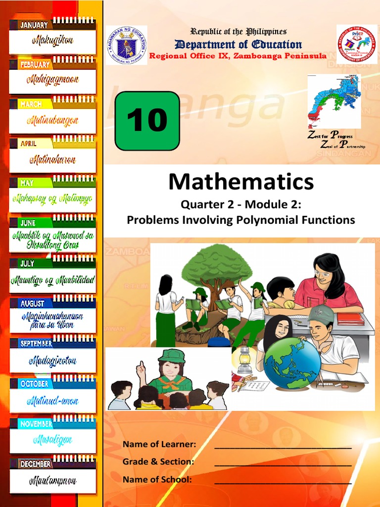Mathematics: Quarter 2 - Module 2: Problems Involving Polynomial ...