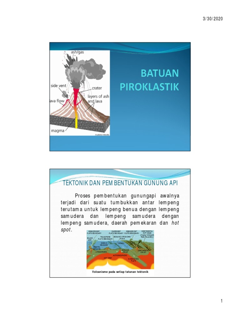 Batuan Piroklastik - 3000320 | PDF