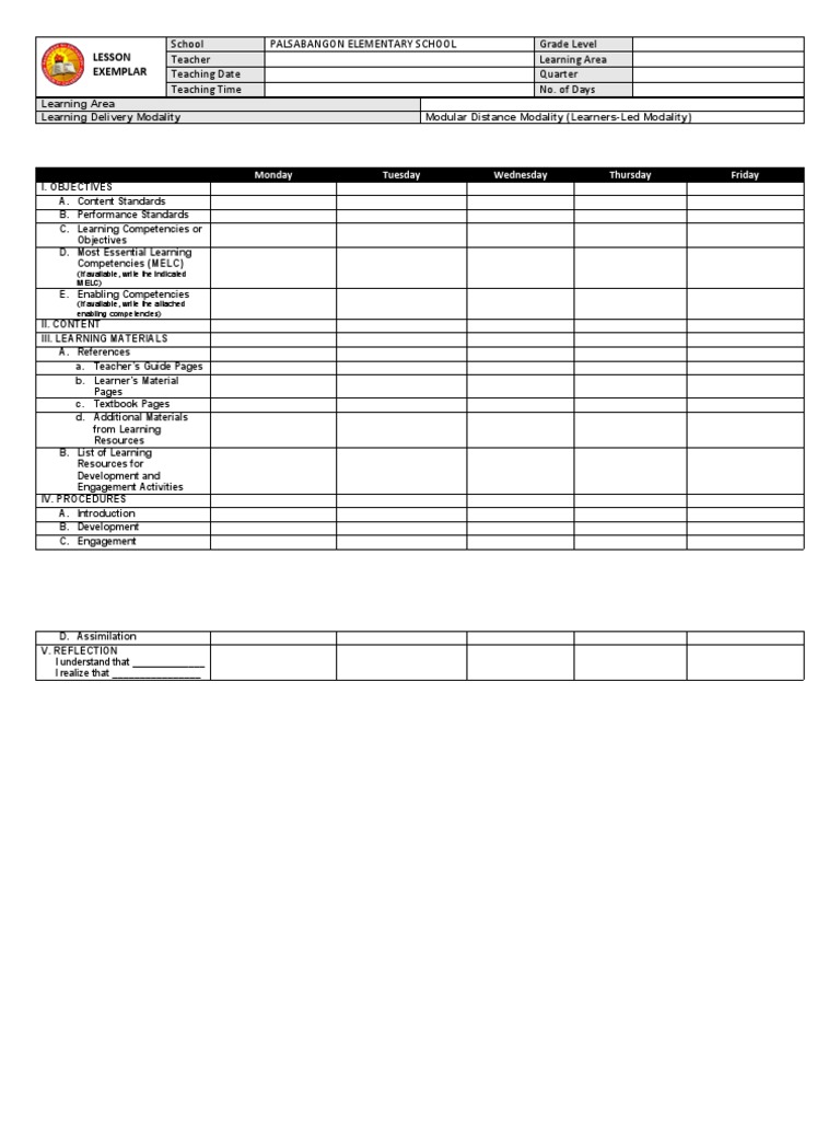 Pivot 4a Lesson Exemplar | PDF