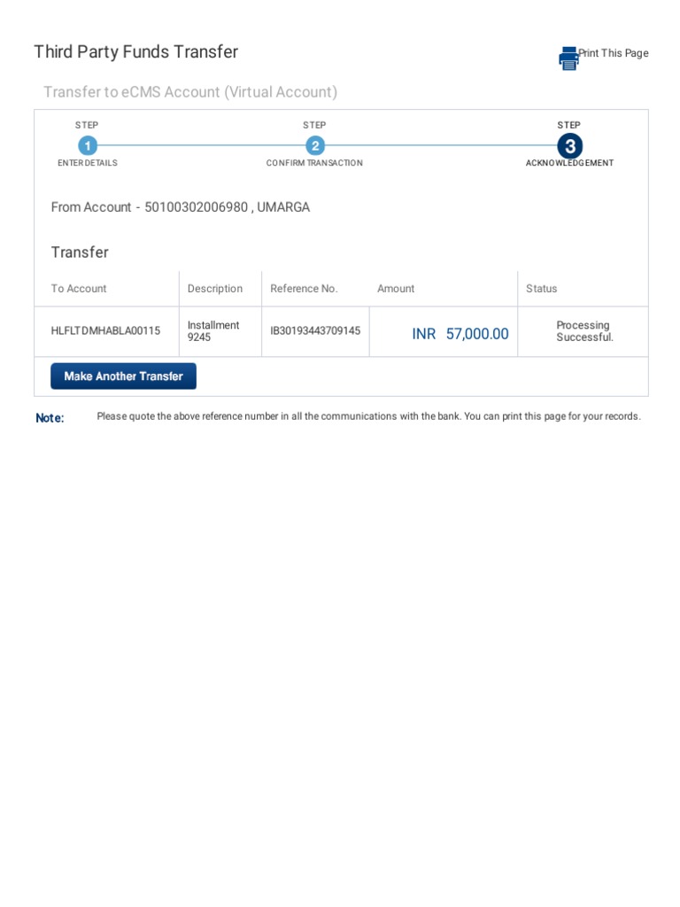 Welcome To HDFC Bank NetBanking | PDF