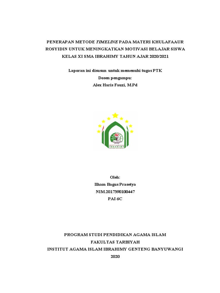 Tugas PTK Uas Ilham Smt.6 | PDF