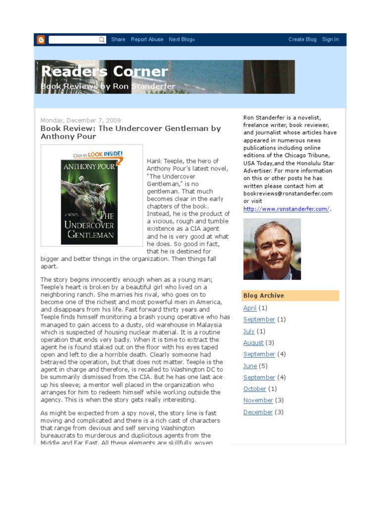 Readers Corner Book Review | PDF | Books
