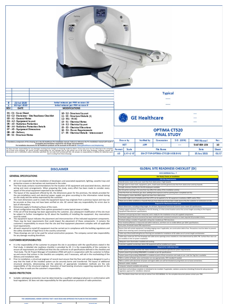 GE Healthcare: Optima Ct520 Final Study | PDF | Specification ...