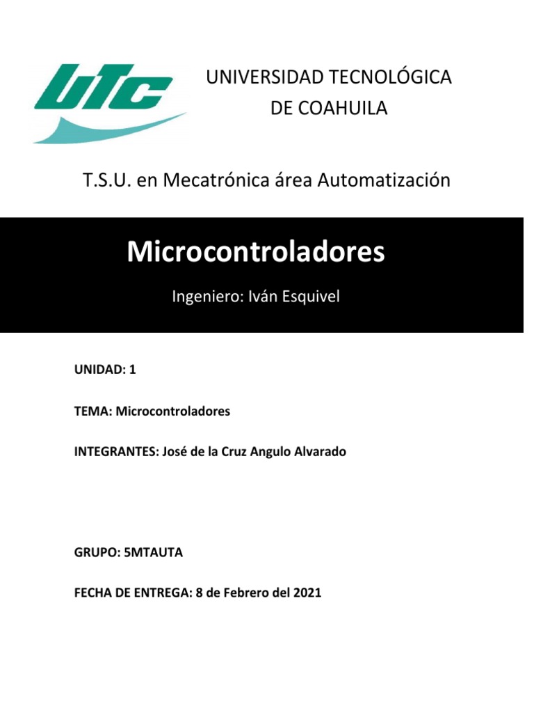 Microcontroladores | PDF | Microcontrolador | Arduino