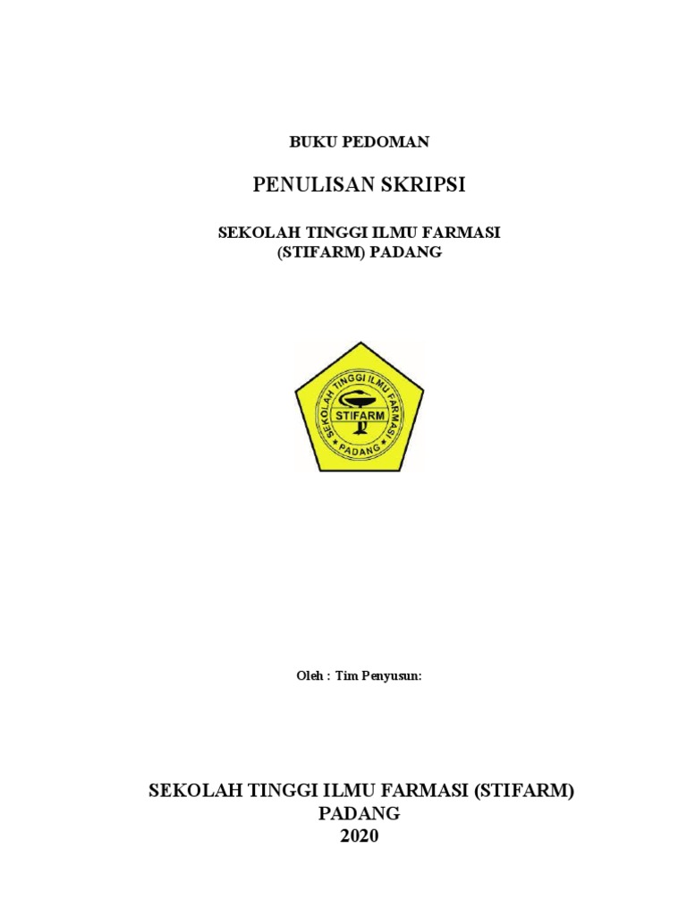 Cover Pedoman Skripsi | PDF