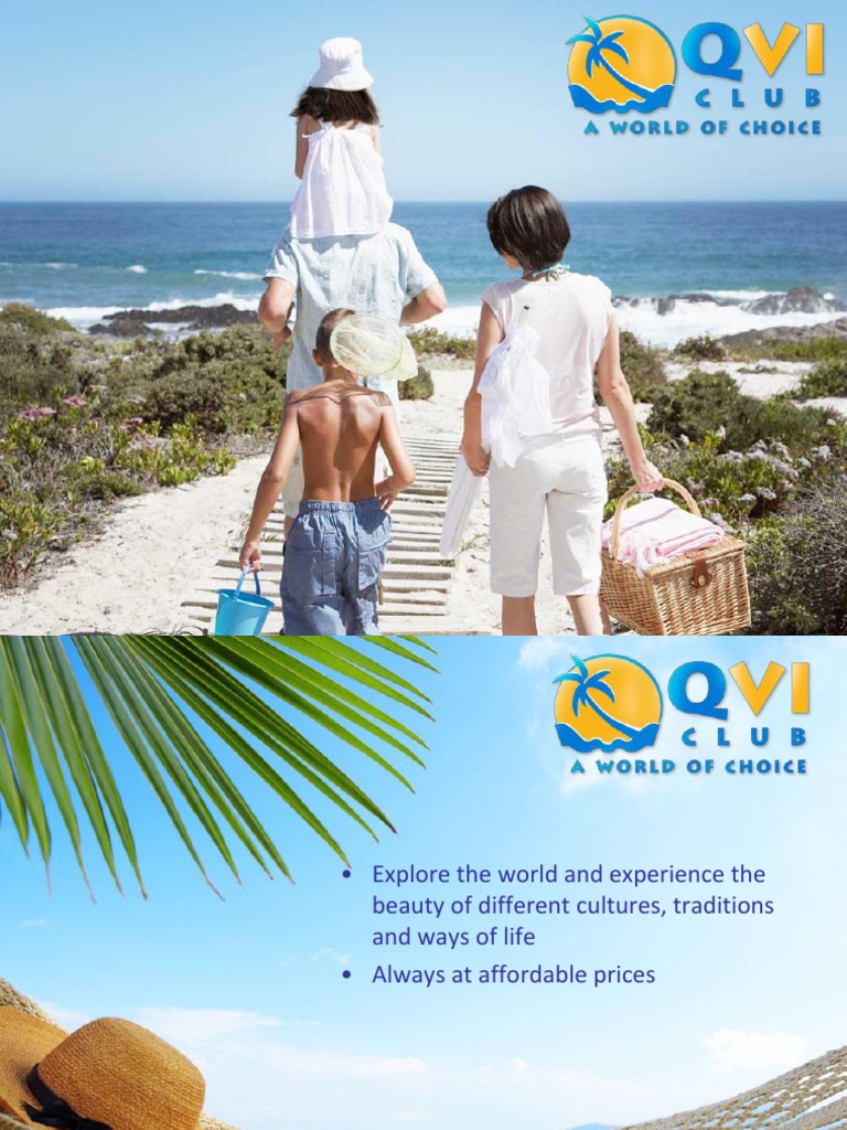 QVI Club Training Presentation QNET | PDF | Resort | Pattaya