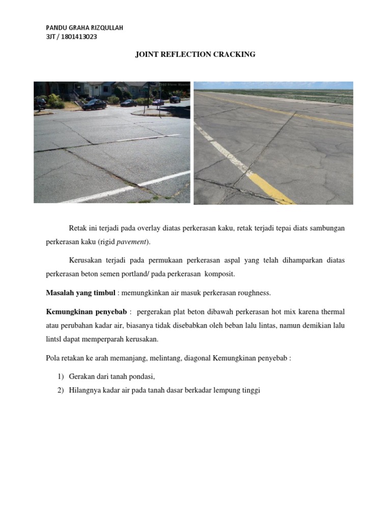 3JT - Pandu Graha R - Joint Reflection Cracking | PDF