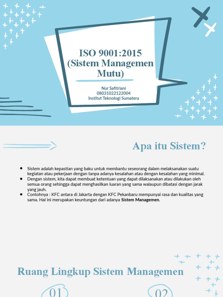 Tugas PPT Pengantar ISO-Standardisasi-Nur Safitriani-ITERA | PDF | Bisnis