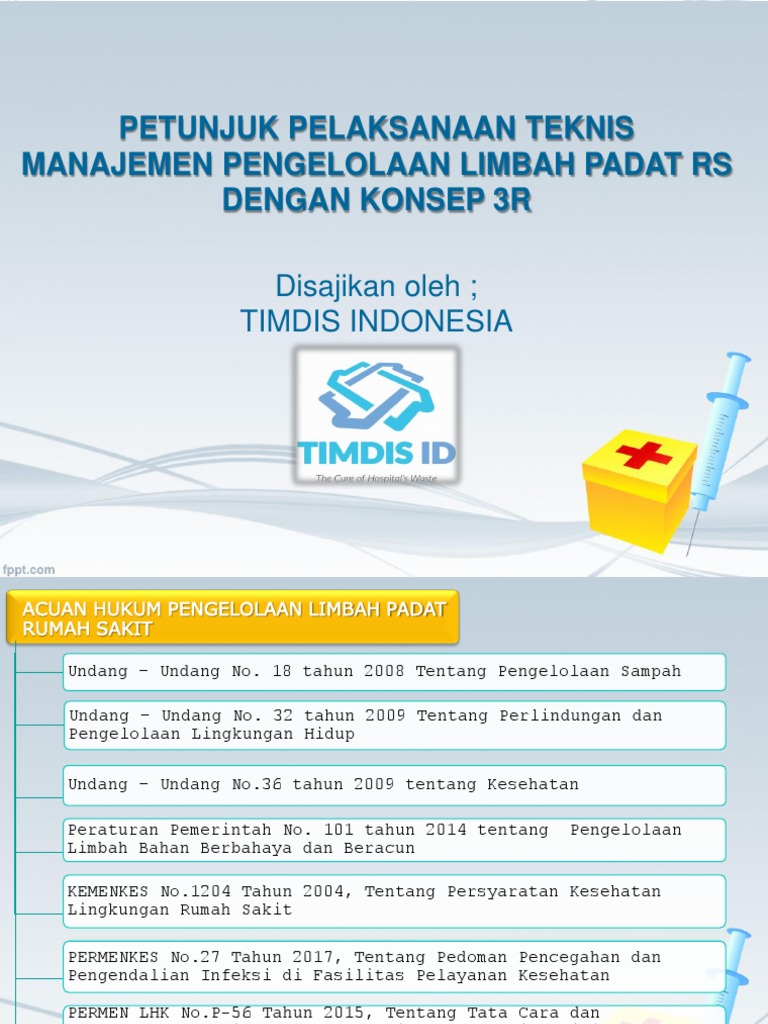 Jutlak Pengelolaan Limbah Padat Rs | PDF | Pengembangan Diri | Sains & Matematika