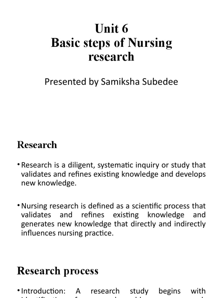 Basic Steps of Research | PDF | Literature Review | Scientific Method