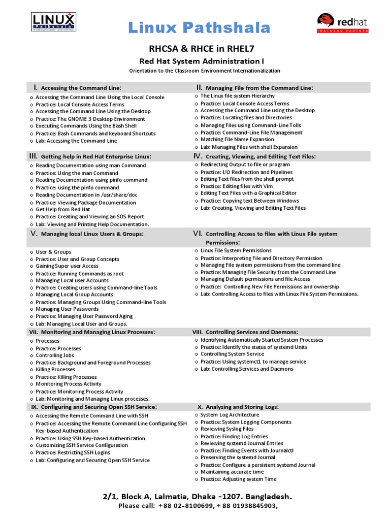 Linux Pathshala: Rhcsa & Rhce in Rhel7 | PDF | Command Line Interface ...