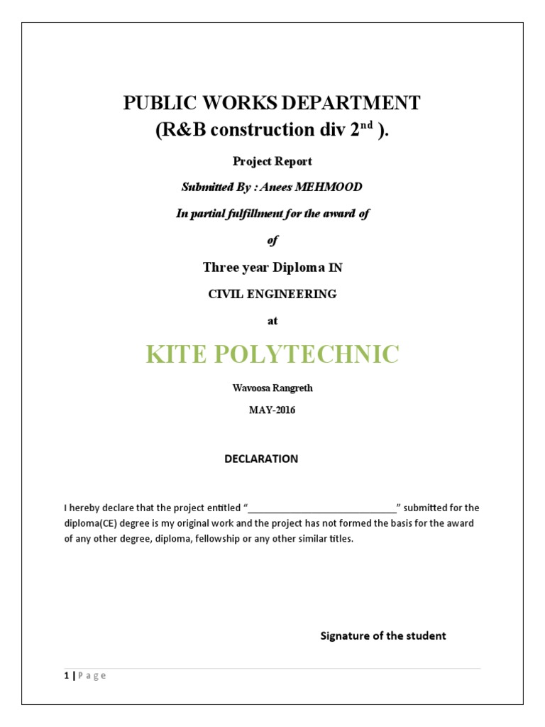 Civil Engineering Project Report | PDF | Deep Foundation | Casing ...