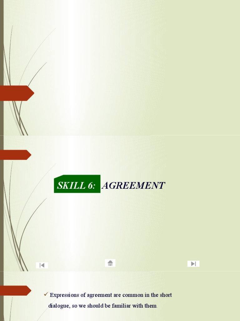 Exercise - Agreement | PDF