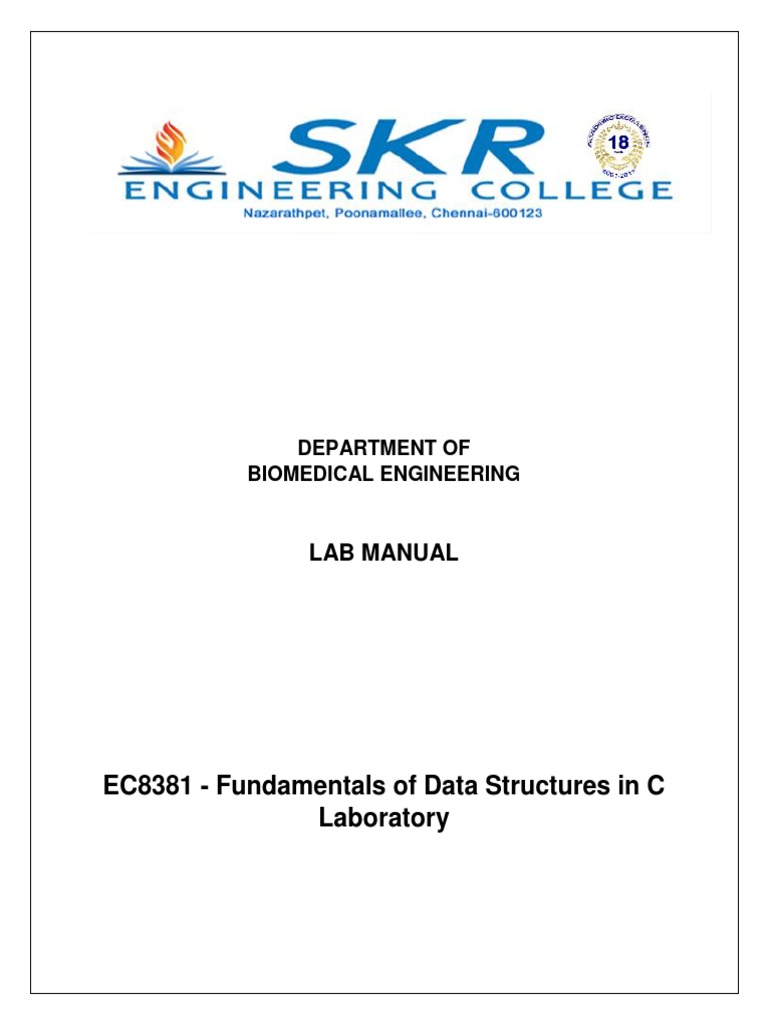 Data Structures in C Lab Manual | PDF | Queue (Abstract Data Type) | C (Programming Language)
