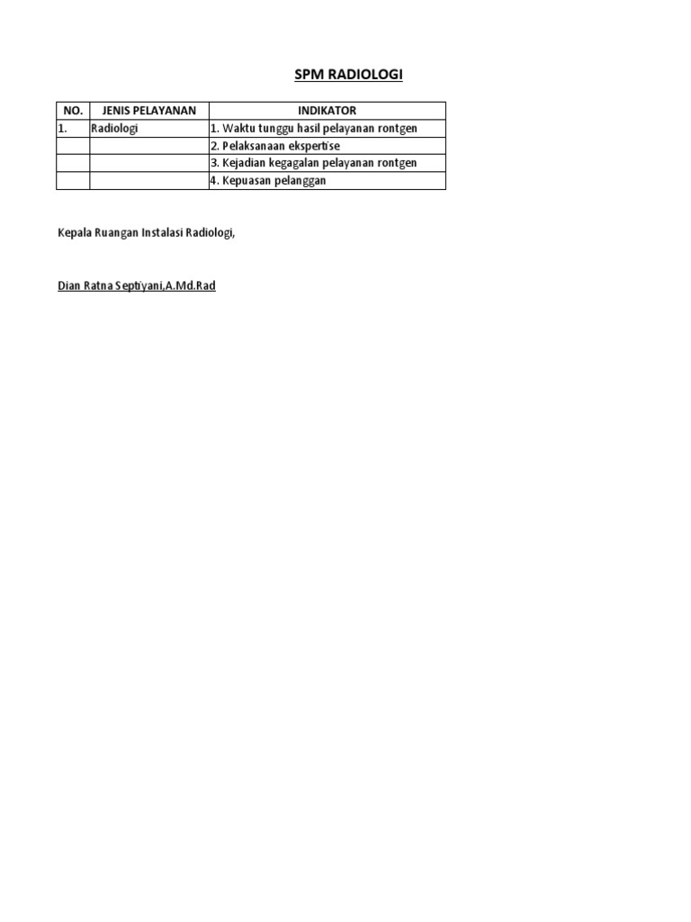 SPM Radiologi | PDF | Teknologi & Rekayasa