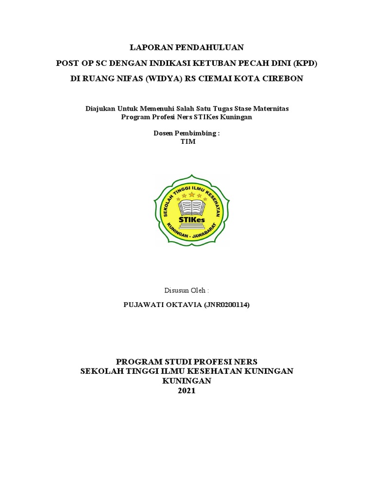 LP Post SC Indikasi KPD (PUJA) | PDF