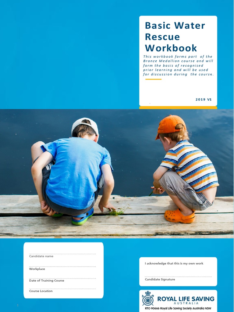 Basic Water Rescue Techniques Workbook | PDF | Swimming | Emergency