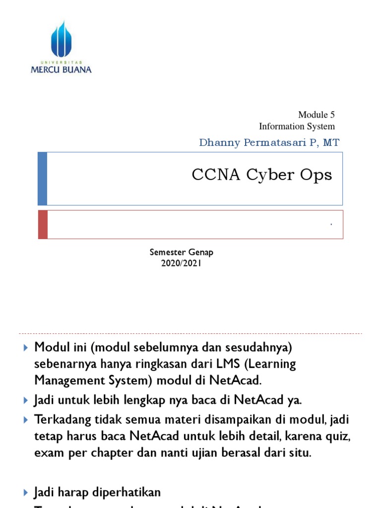 Modul CCNA Cyber Ops Day5e | PDF | I Pv6 | Internet Protocols