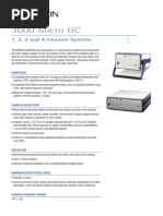 6890N GC Specifications | PDF | Gas Chromatography | Gases