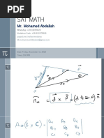 EST I - Math | PDF | Multiple Choice | Function (Mathematics)