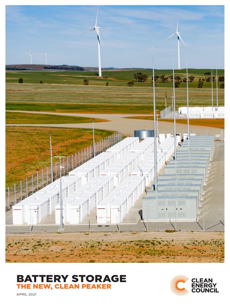 Battery Storage The New Clean Peaker | PDF | Renewable Energy ...