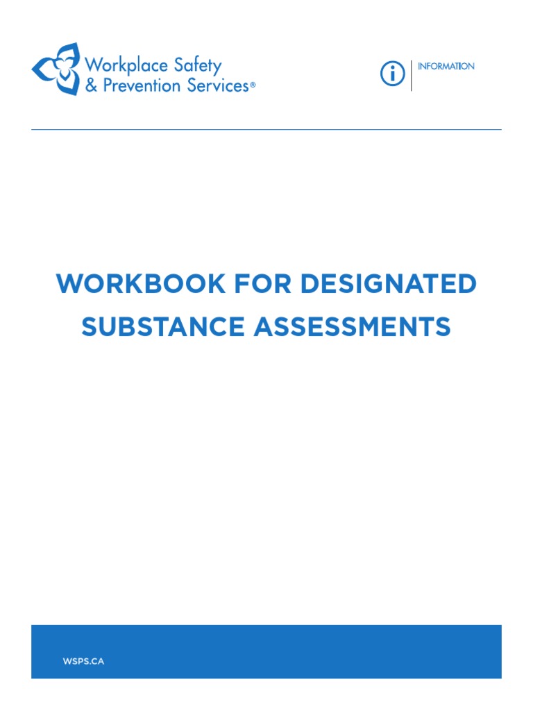Workbook For Designated Substance Assessments: Wsps - Ca | PDF ...