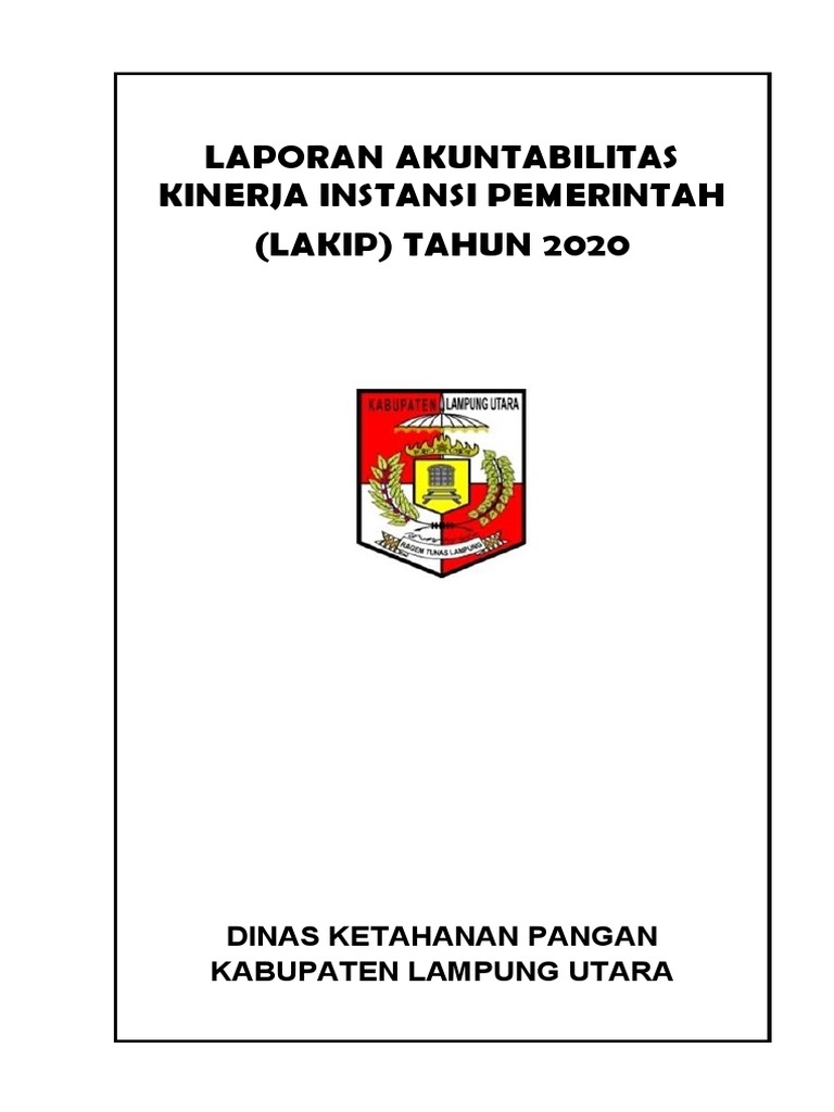 LAKIP Ketahanan Pangan 2020 | PDF