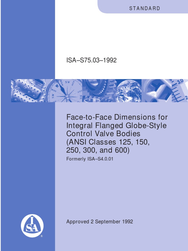 Face-to-Face Dimensions For Integral Flanged Globe-Style Control Valve ...