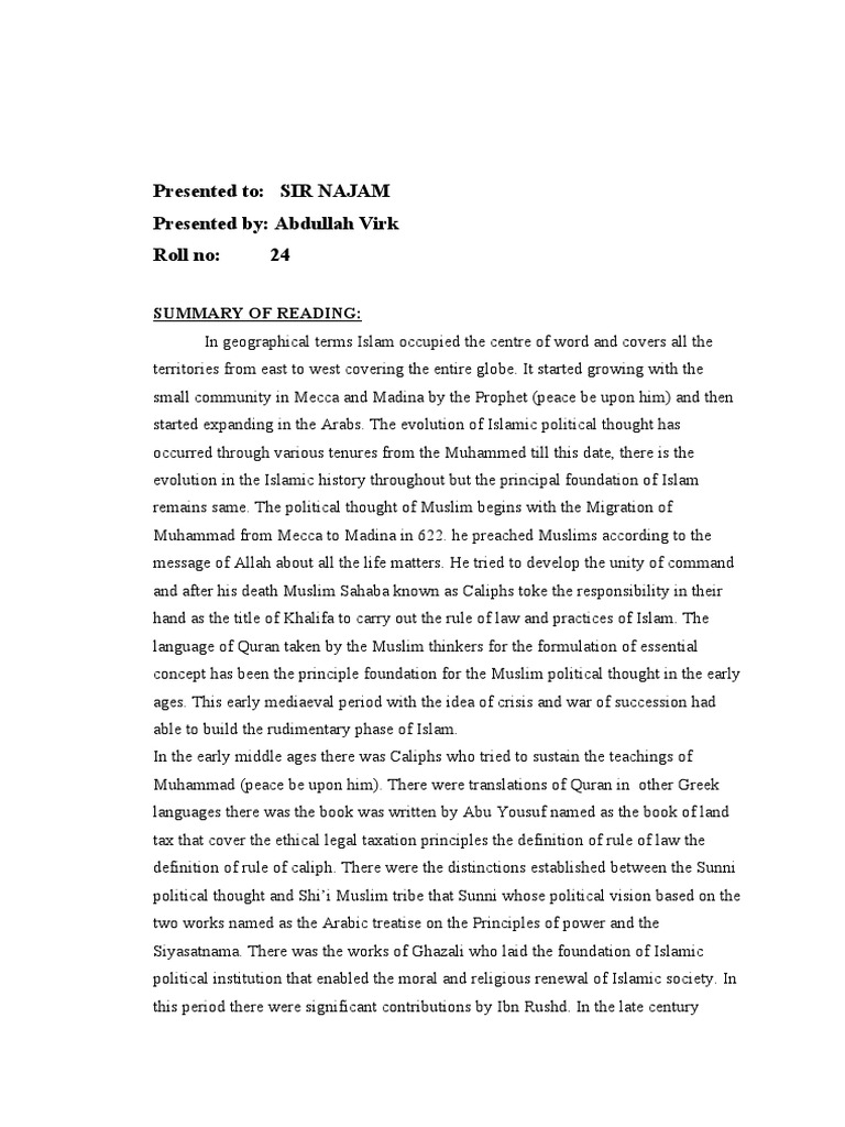 Presented To: SIR NAJAM Presented By: Abdullah Virk Roll No: 24 | PDF ...