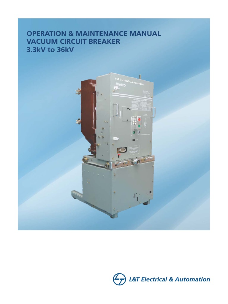 MV VCB Operation-Manual | PDF | Electrical Connector | Electric Motor