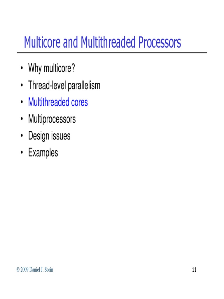 8.2-Multicoree Multi | PDF | Multi Core Processor | Parallel Computing