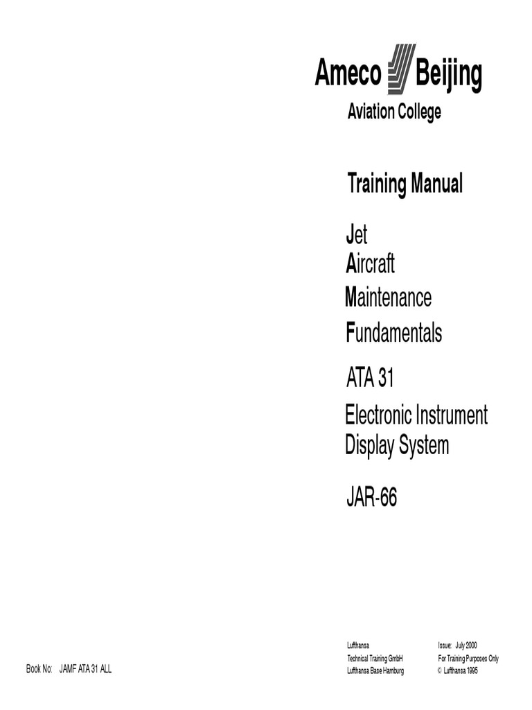 Ata 31 Electronic Instrument Display System (Eisids) | PDF | Aircraft ...