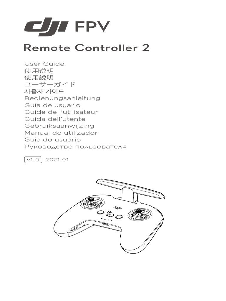 DJI FPV Remote Controller 2 User Guide | PDF