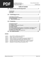 Tender Evaluation Report Template | PDF | Request For Proposal ...