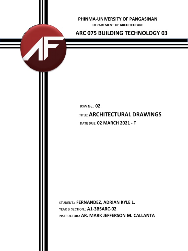 Architectural Drawings | PDF | Technical Drawing | Drawing