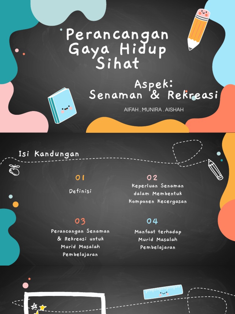 Tugasan 3 - Pembentangan (Gaya Hidup Sihat) | PDF | Karier & Perkembangan