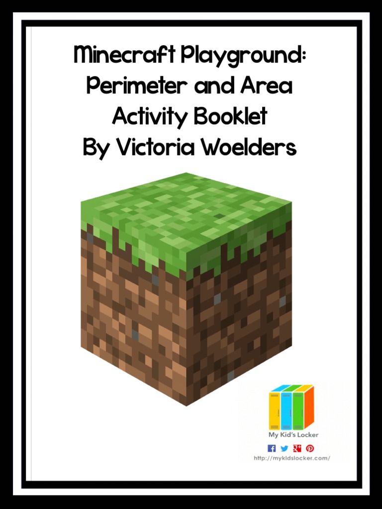 Minecraft Playground: Perimeter and Area Activity Booklet by Victoria ...