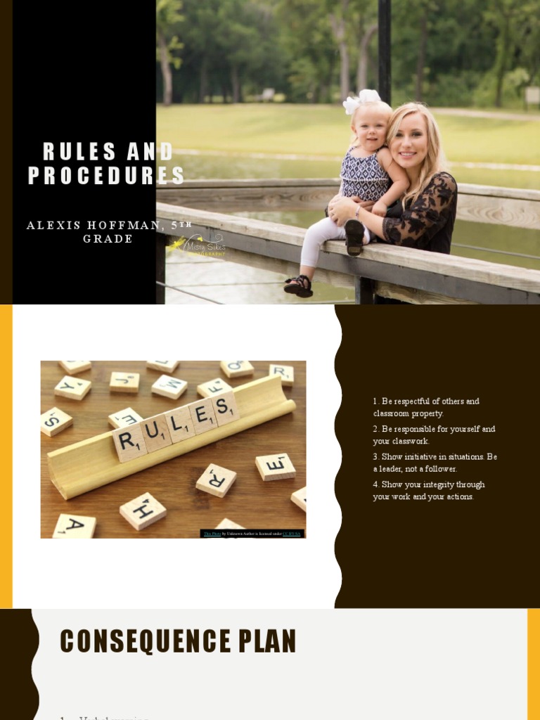 Rules and Procedures Presentation | PDF | Classroom | Teaching