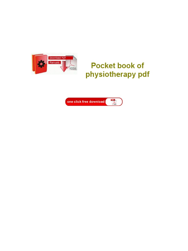 Pocket Book of Physiotherapy PDF | PDF | Microsoft Windows | Chromebook